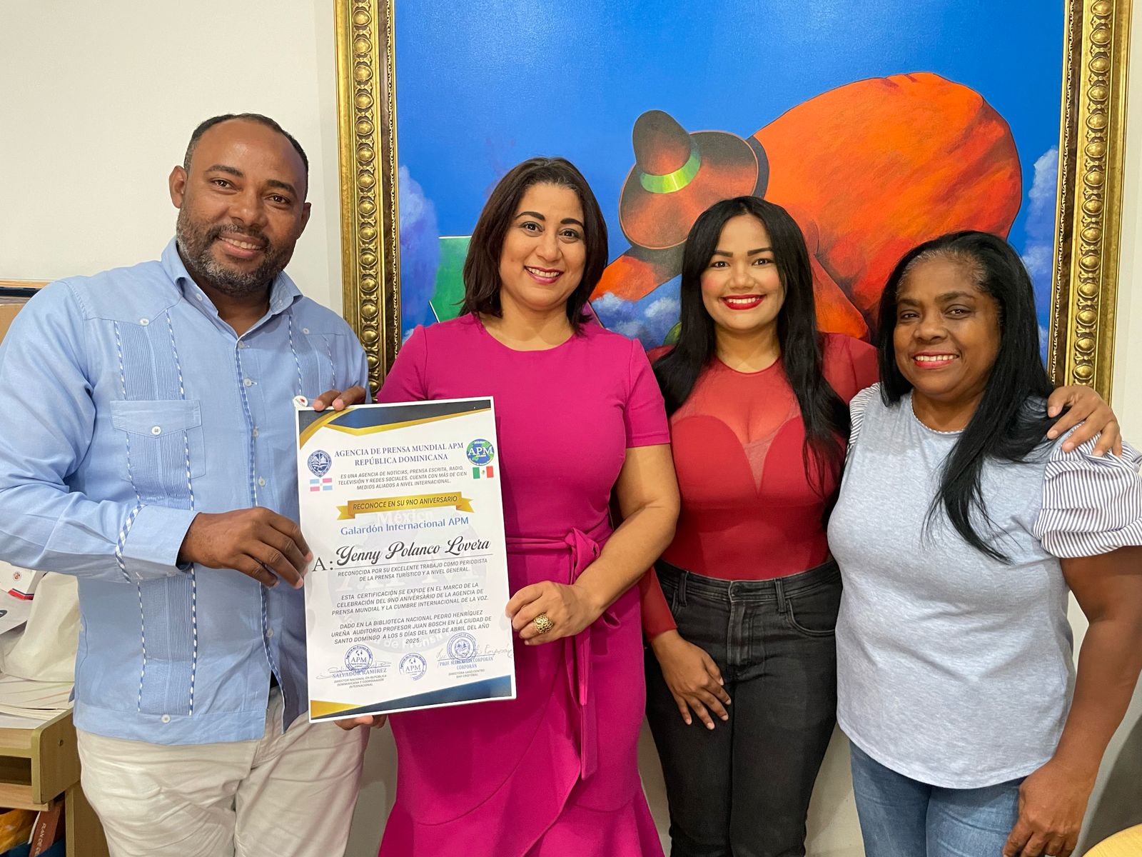Yenny Polanco Lovera recibe reconocimiento por sus aportes al ...
